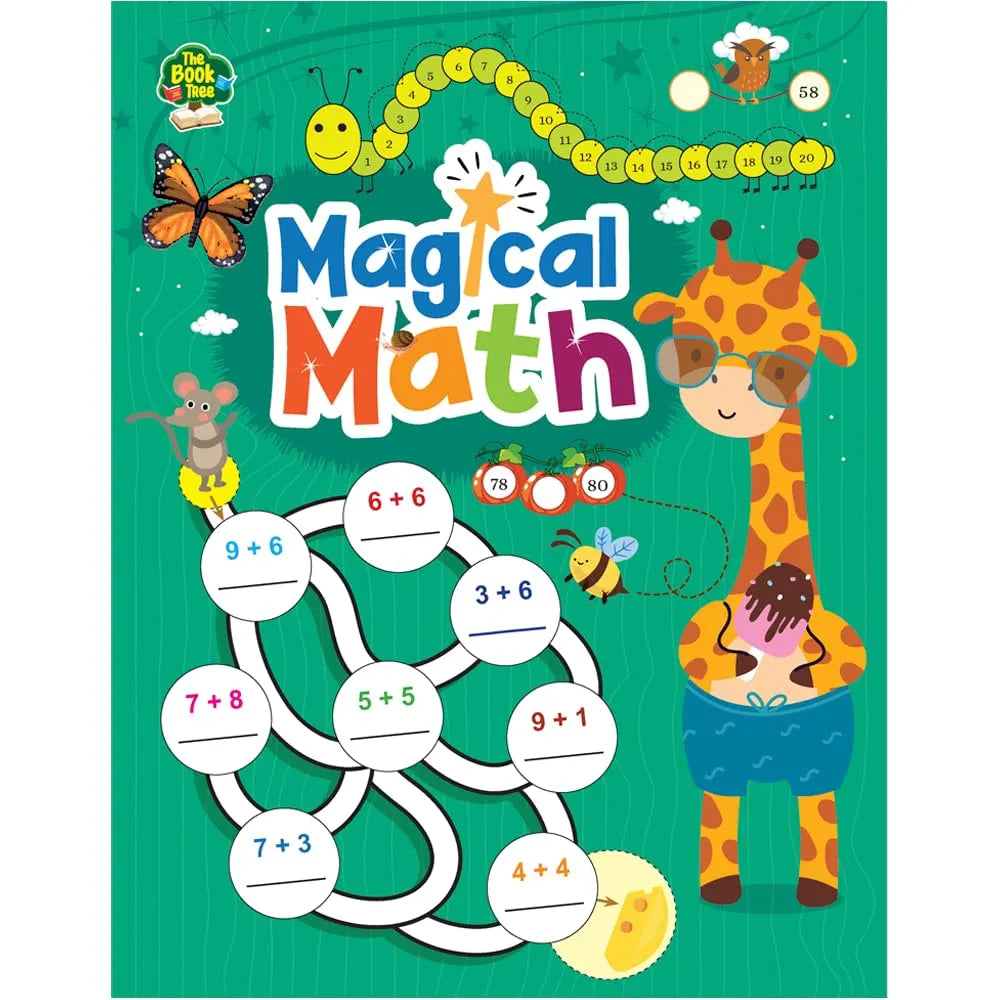 Majestic Book Club Magical Math Activity Book for Kids Addition and Su ...